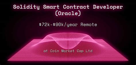 Web3 Solidity Smart Contract Developer Oracle 72k 90k Remote At