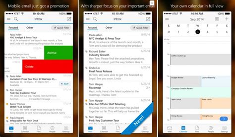 Microsoft Launches Outlook For Ios With Icloud Gmail Yahoo Mail Support Macrumors