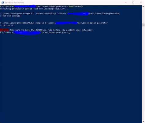 Vsce Package Throws Error Without Message Issue Microsoft Vscode Vsce GitHub