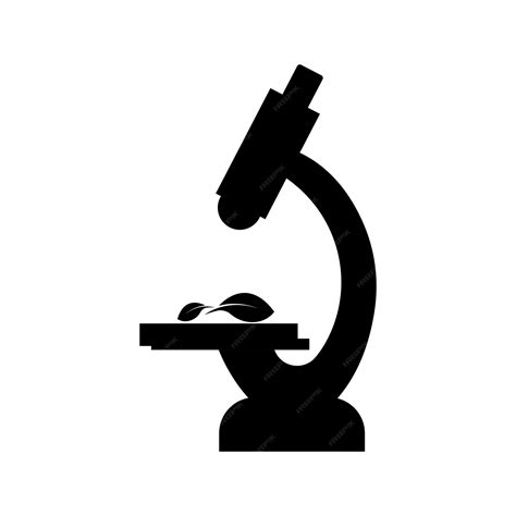 Premium Vector Microscope Logo Vector Design Template