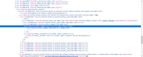 Javascript How To Get HTML Code Which Is Shown In DOM Inspector In A Web Browser Stack