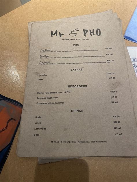 Mr Pho Copenhagen Restaurant Happycow