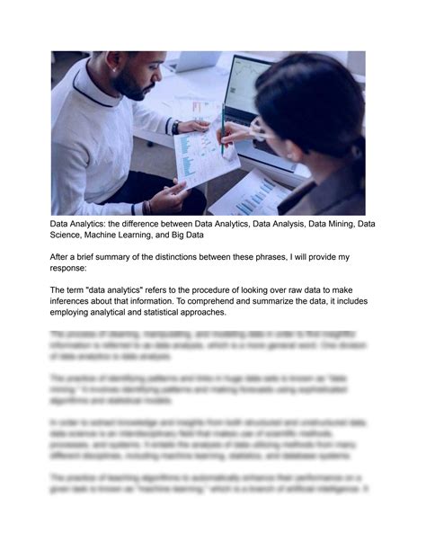 Solution Data Analytics The Difference Between Data Analytics Data