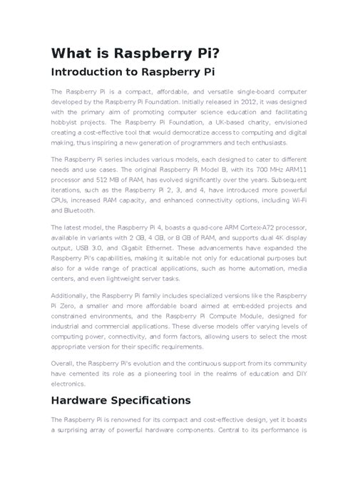 What Is Raspberry Pi What Is Raspberry Pi Introduction To Raspberry Pi The Raspberry Pi Is A