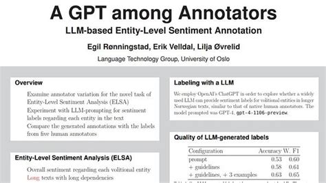 underline a gpt among annotators llm based entity level sentiment
