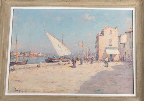 Henry Malfroy Animation Sur Le Port De Martigues Mutualart