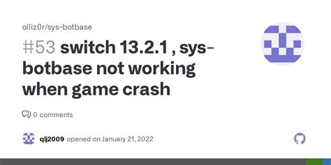 switch 13 2 1 sys botbase not working when game crash · issue 53