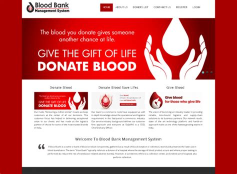 PHP And MySQL Project In Blood Bank Management System FreeProjectz