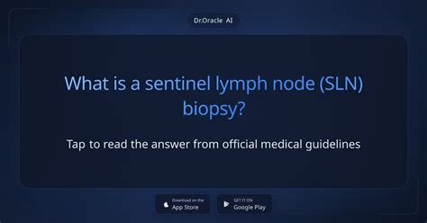 What Is A Sentinel Lymph Node Sln Biopsy What Is A Sentinel Lymph Node Sln Biopsy