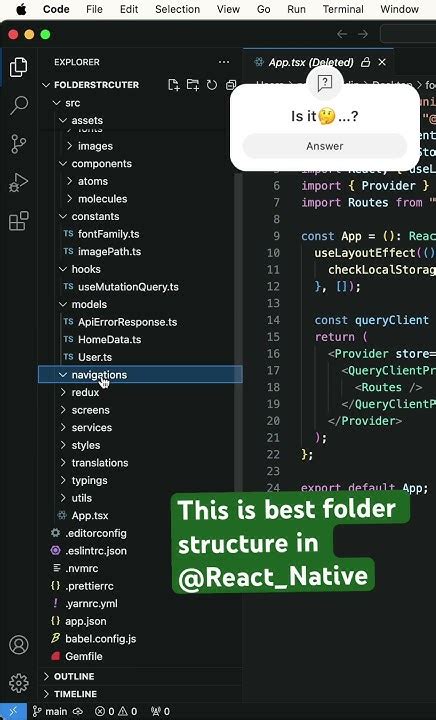 best folder structure in react native smartphone coding reactnative