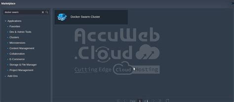 Increasing Docker Swarm Auto Scaling And Clustering With Accuwebcloud