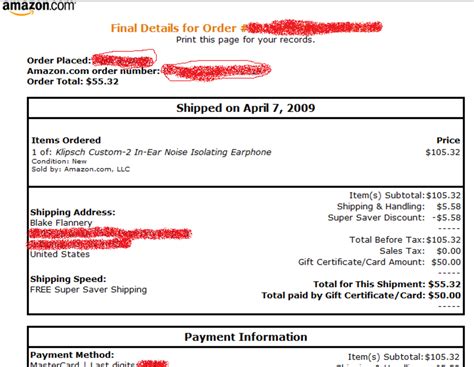 Sample Amazon Receipt At Kirk Jackson Blog