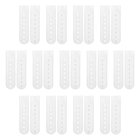 Uxcell 16 Pairs Hat Snap Replacement Pe Snapback Extender Adjustable