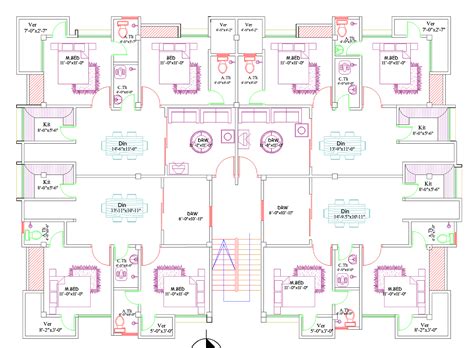 3 Storey Commercial Building Floor Plan