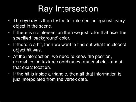 ppt ray tracing powerpoint presentation free download id 3849617