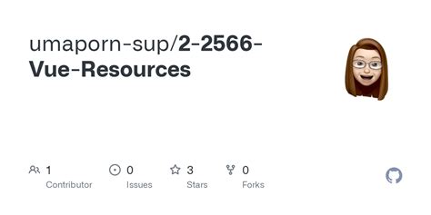 GitHub Umaporn Sup 2 2566 Vue Resources