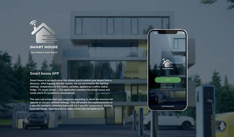 UX UI Design Smart House App Behance