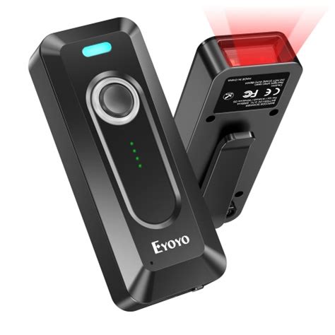 Eyoyo 2d Bluetooth Barcode Scanner Wireless With Clip 2000mah Battery With Level Indicator
