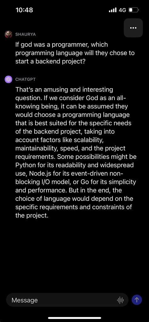Shaurya Shahi On Linkedin Even God Doesnt Want To Code In C Or Java