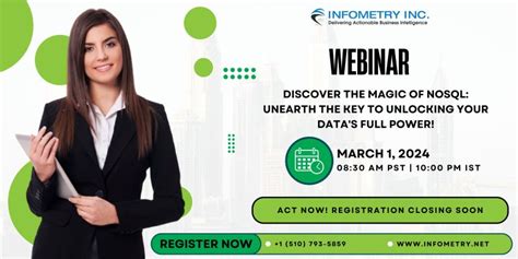 Join Nosql Webinar On Mar 1 8 30 Am Pst Infometry Inc Posted On The Topic Linkedin