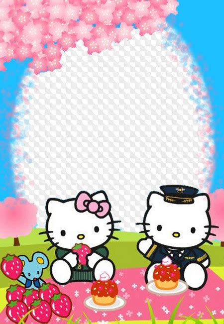 Detail Bingkai Hello Kitty Png Koleksi Nomer 23