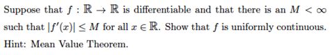 solved suppose that f r rightarrow r is differentiable and