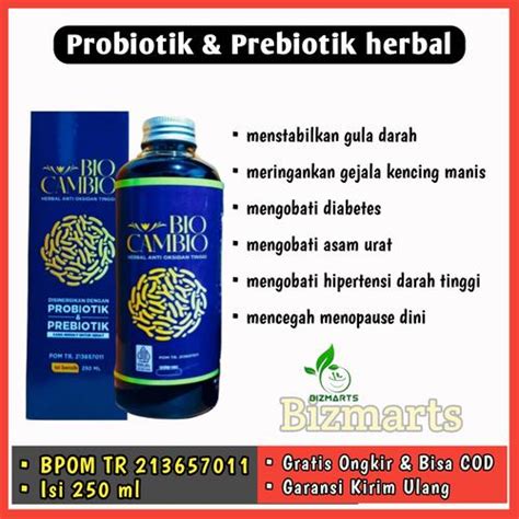 Jual Bio Cambio Suplemen Prebiotik And Probiotik Herbal Ampuh Untuk