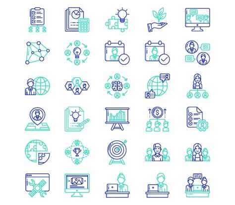 Premium Vector Project Work And Software Development Set