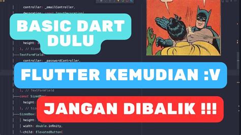 belajar basic dart for flutter kapan kita pakai var final dan const youtube