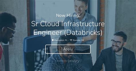 Sr Cloud Infrastructure Engineer Databricks At Nationsbenefits Llc