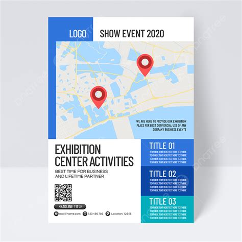 Business Style Exhibition Center Event Leaflet Template Download On Pngtree