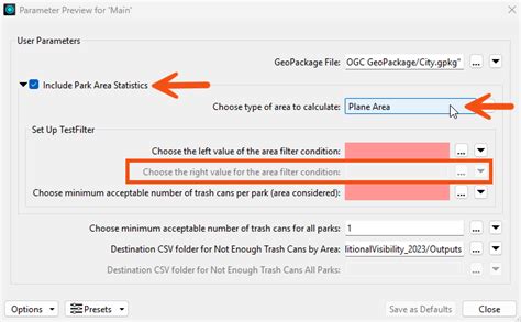 Working With Conditionally Visible Published User Parameters In Fme