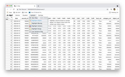 Dtale 3182 On Pypi Security And Maintenance Data For Open Source Software