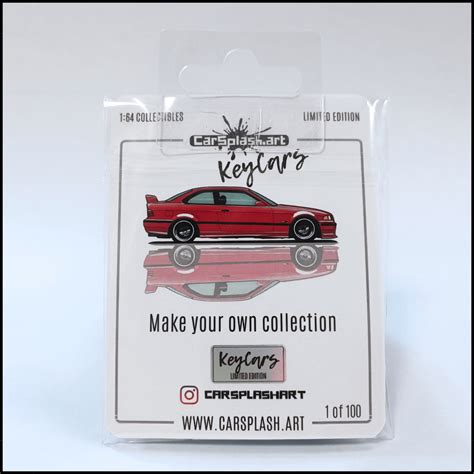 Bmw E36 Red Keycars 1 100 Carsplashart