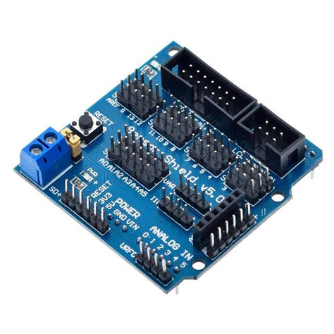 Sensor Shield Expansion V50 Para Tarjeta Uno Mega Leonardo Tecneu