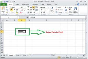 How To Enter Data In Excel W3babes How To Enter Data In Excel W3babes