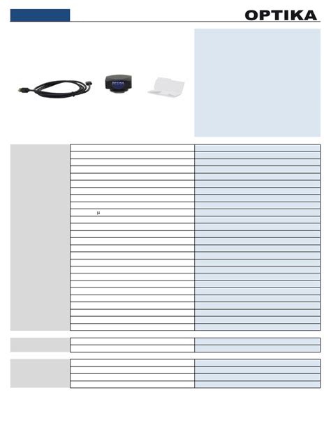 Optika High Performance Usb 3 0 C Mount Microscope Camera C P3 Pdf Camera Computers