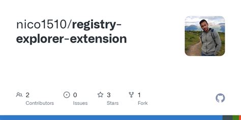 Github Nico1510registry Explorer Extension