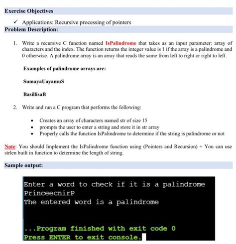 Solved Exercise Objectives Applications Recursive