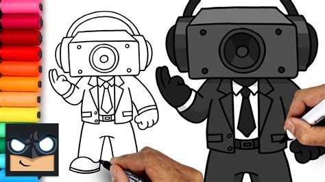 How To Draw Speaker Man Skibidi Toilet YouTube