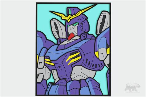 Gundam Deathscythe Layered Design For Cutting Lasercraftum