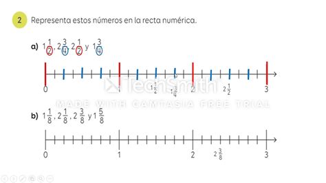 Números Mixtos En La Recta Numérica Youtube