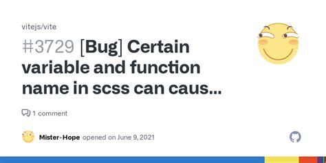 Bug Certain Variable And Function Name In Scss Can Cause Fatal Error In Vite · Issue 3729