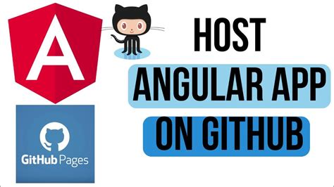 How To Host Angular App On Github Host A Website On Github Free Using Github Pages 2024