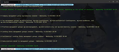 Azure Powershell Script Create A Management Group Tree Hierarchy Wim Matthyssen