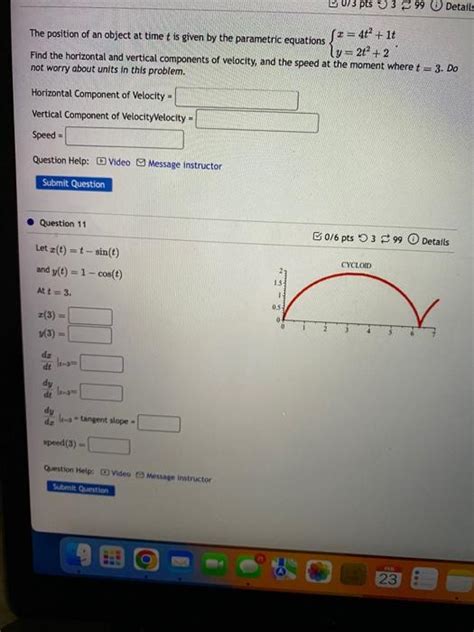 Solved The Parametric Equations Represents A Line Without