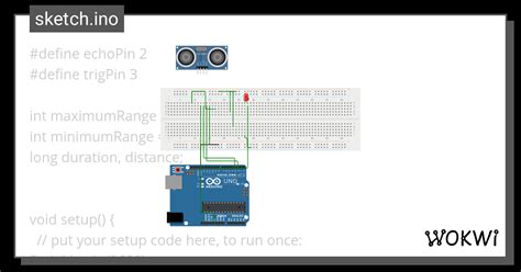 Arduino Hc Sr04 Wokwi Esp32 Stm32 Arduino Simulator