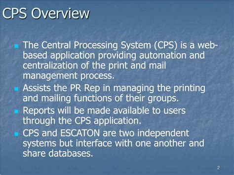 Ppt Cps Central Processing System Powerpoint Presentation Free