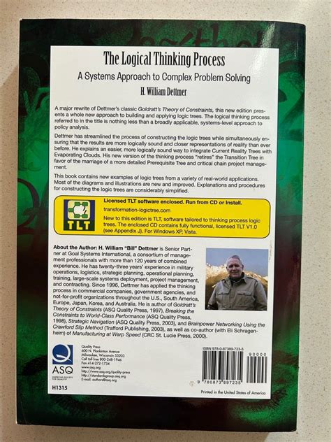 The Logical Thinking Process H William Dettmer Hobbies And Toys Books