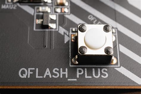 Computer Digital Input Output Port Button For Installing The Bios Processor Of Computer Cpu